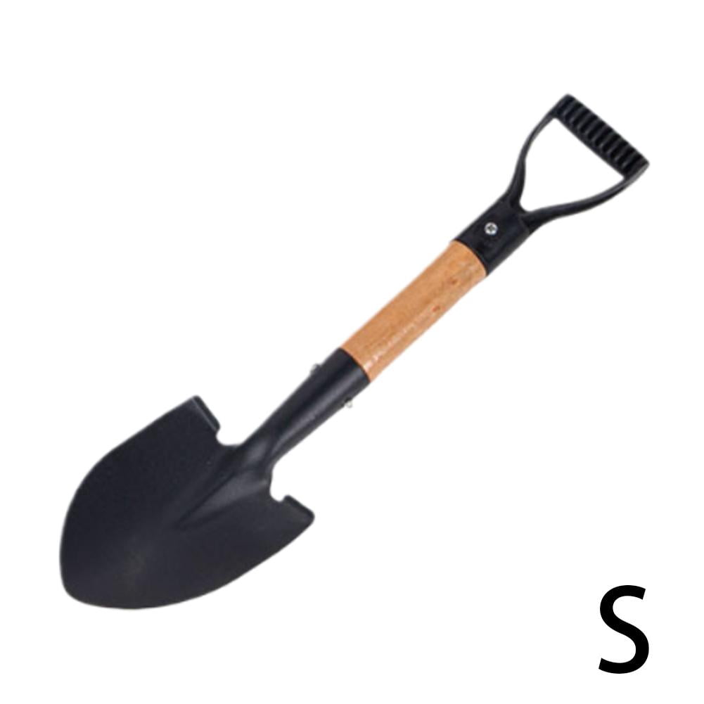 Garden Shovels for Digging - Round Point Shovel with D-Handle, Steel ...