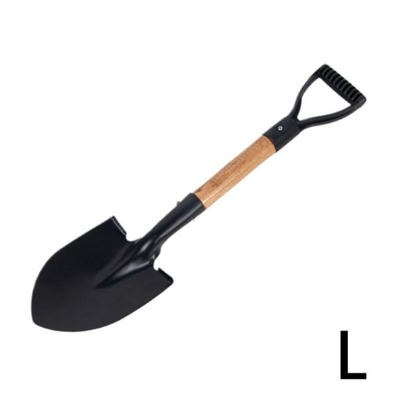 Garden Shovels for Digging - Round Point Shovel with D-Handle, Steel ...