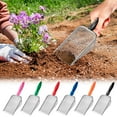 Garden Sieve Stainless Steel Portable - Mesh Shovel Screening Tool ...