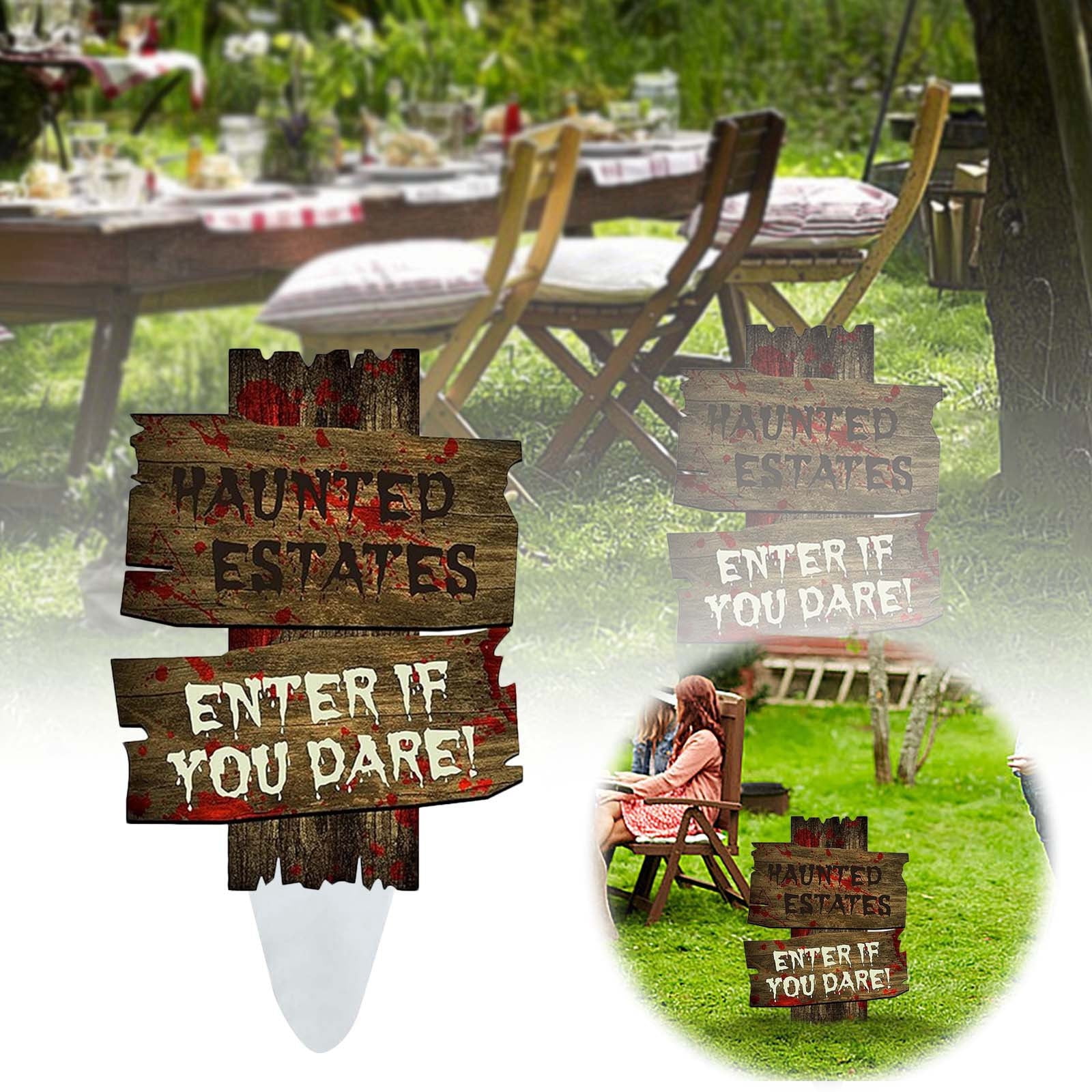 Garden Sign Stake Garden Flags for All Seasons Ground Lights Solar Powe ...