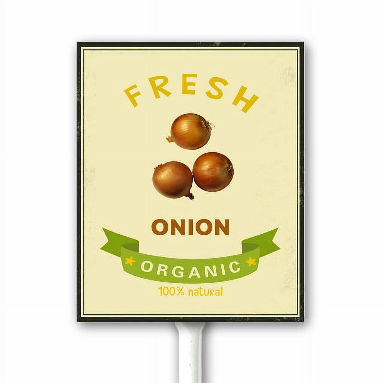 Garden Signs for Vegetable Onion Metal Plant Markers for Vegetable ...