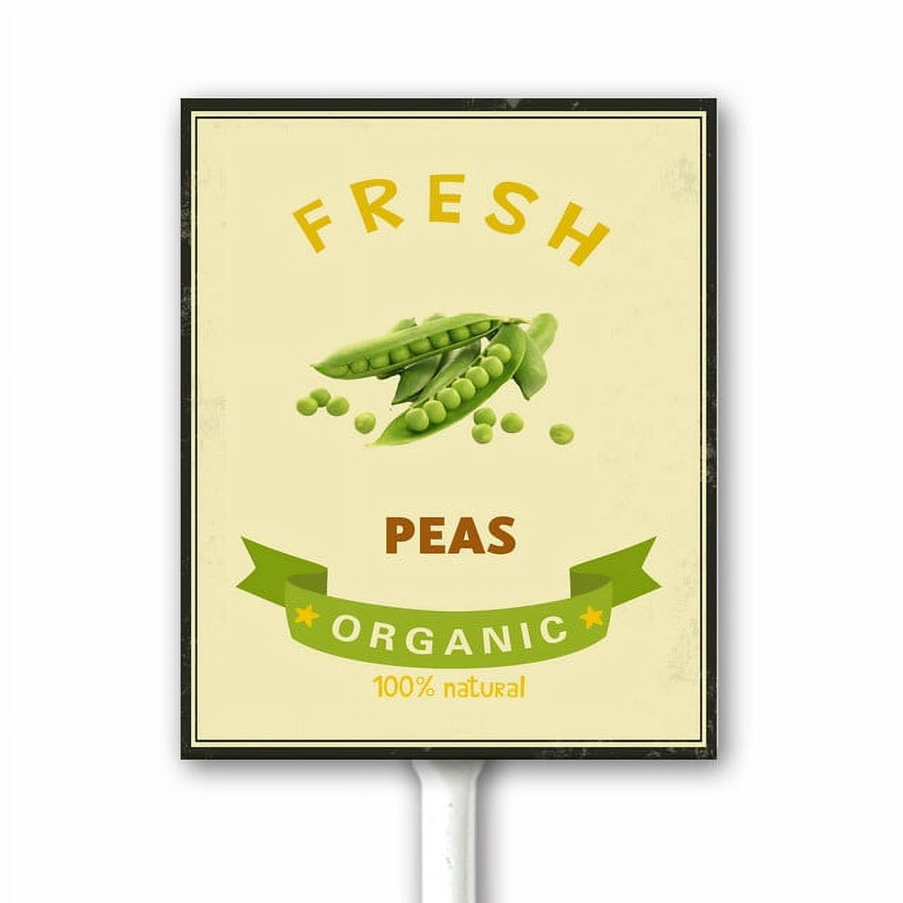 Garden Signs for Vegetable Peas Metal Plant Markers for Vegetable ...