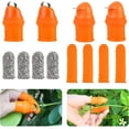 Garden Silicone Thumb Knife,12 Pcs Thumb Gardening Harvesting Tool Anti ...