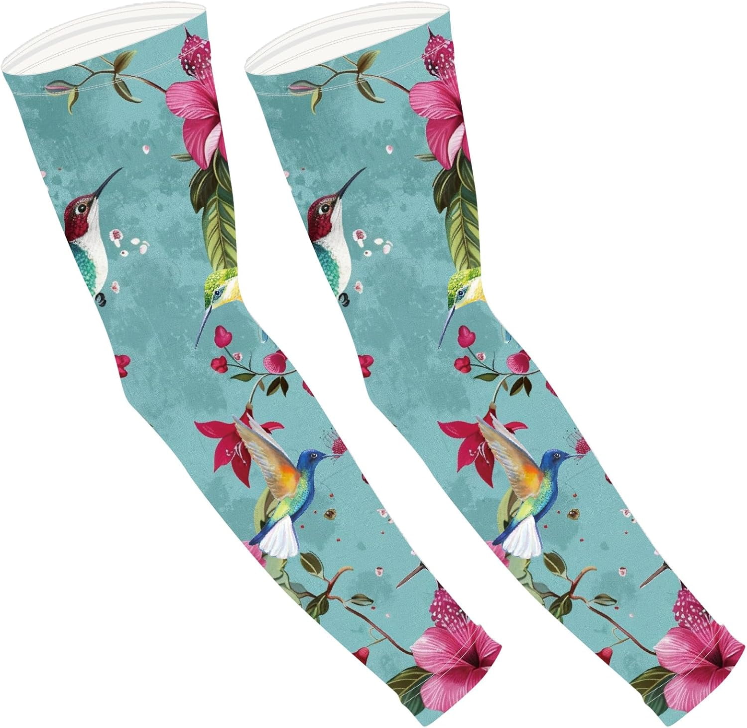 Garden Sleeves Cooling Arm Sleeves Leaf UV Sun Protection Sleeves Thorn ...