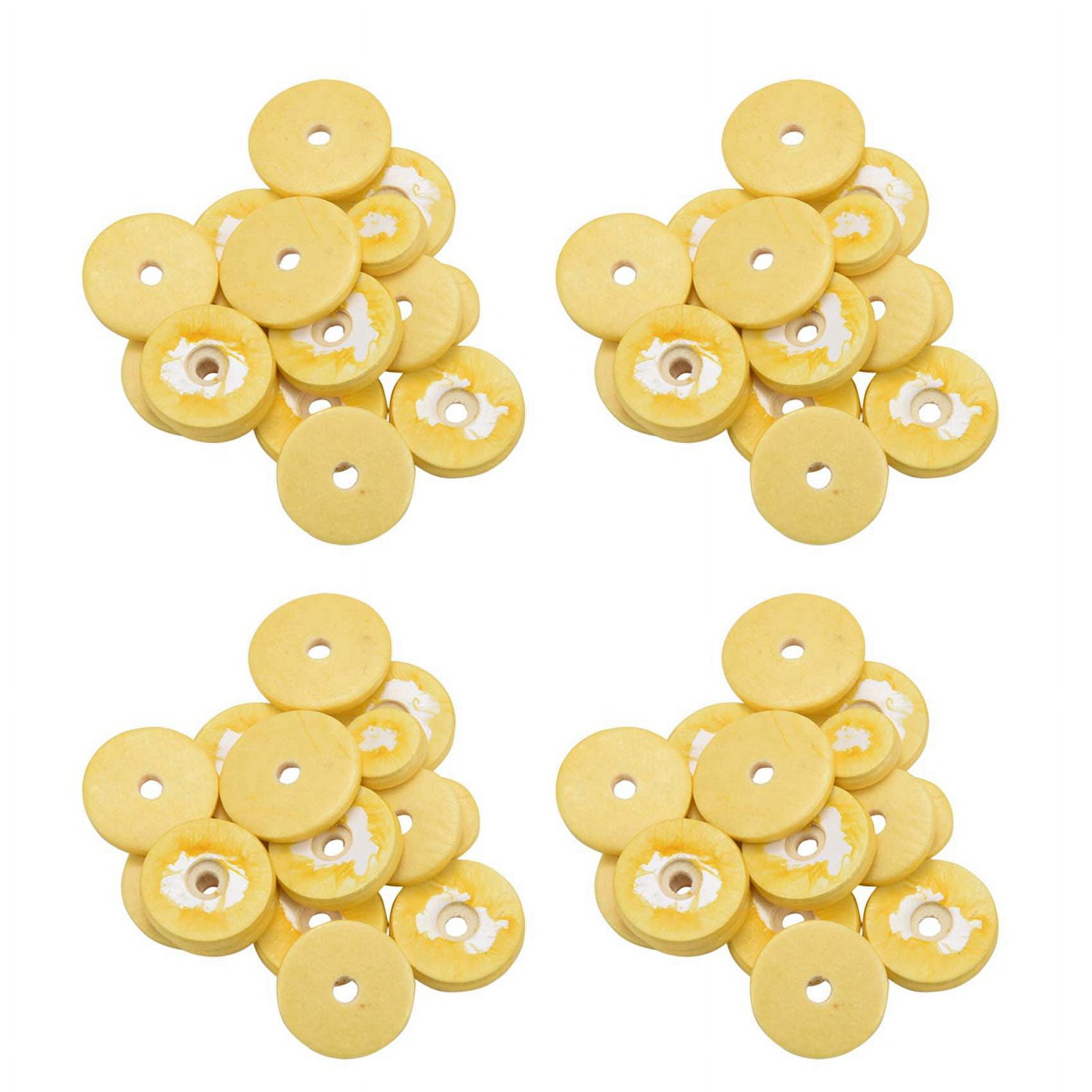 64 Pcs Flute Leather Pads Replacement Exquisite Wind Instrument ...