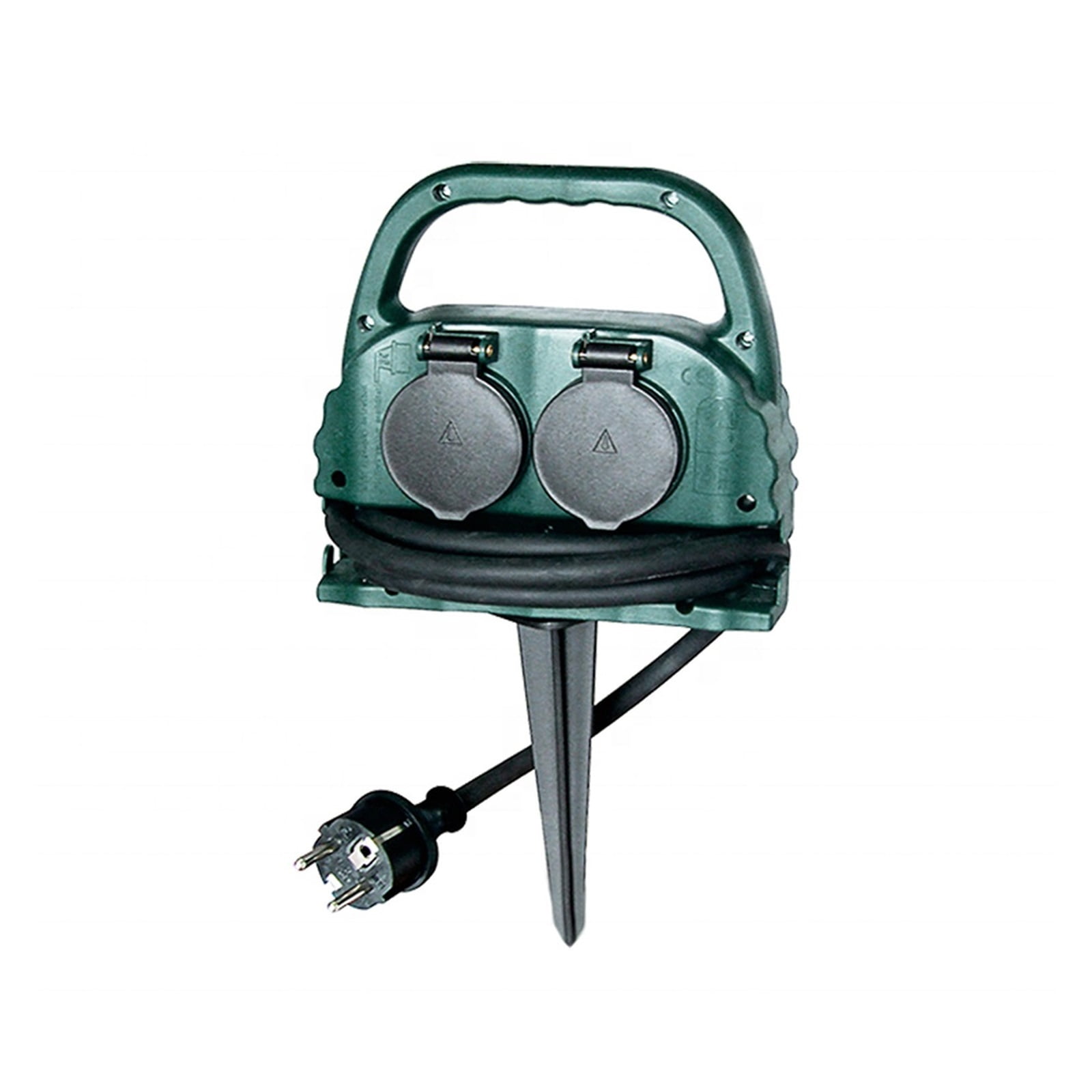 Garden Socket Outdoor Power Strip 4Way Electrical Outlet 16A Waterproof ...