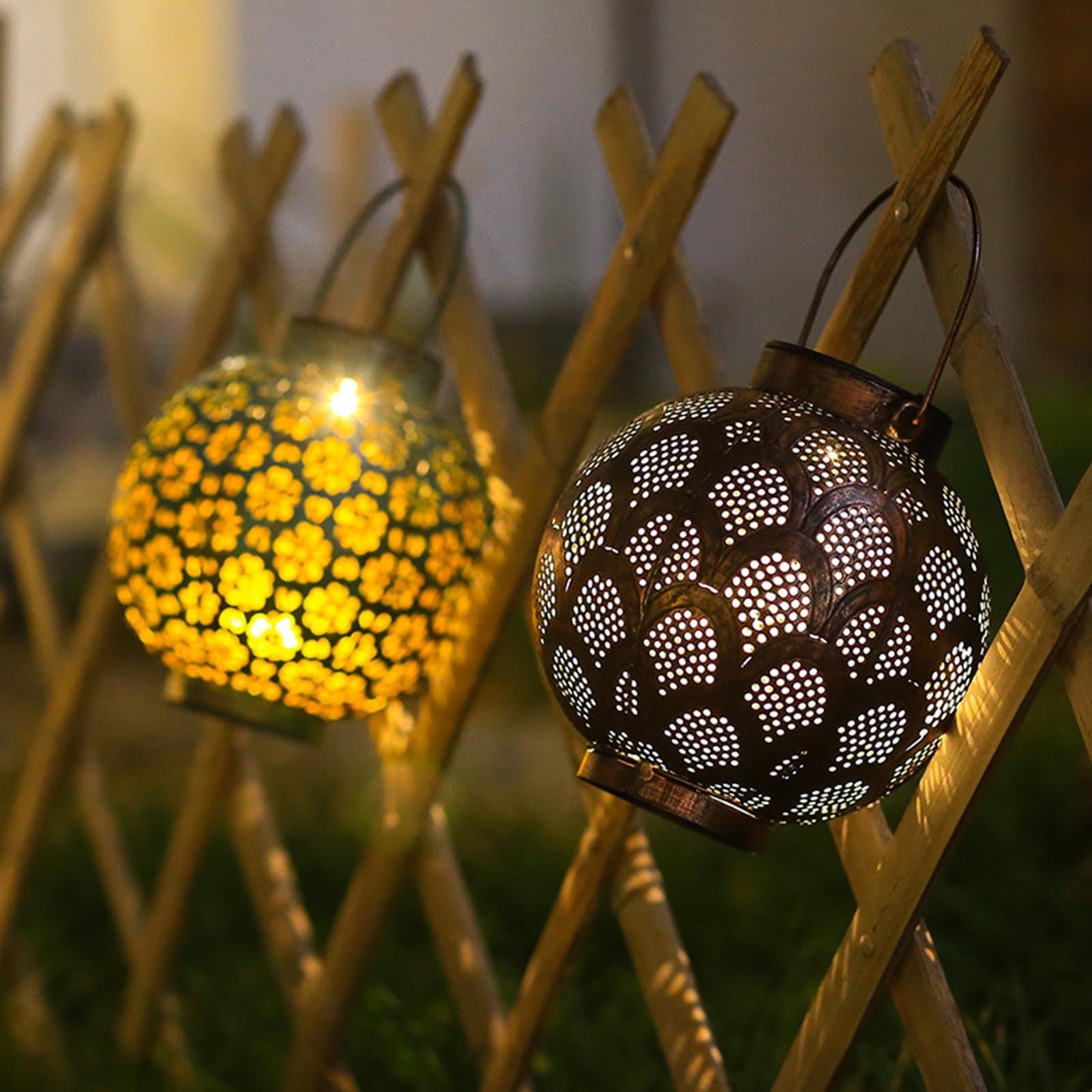 Garden Solar Lamp Outdoor Decorative LED Lanterns Solar Powered ...