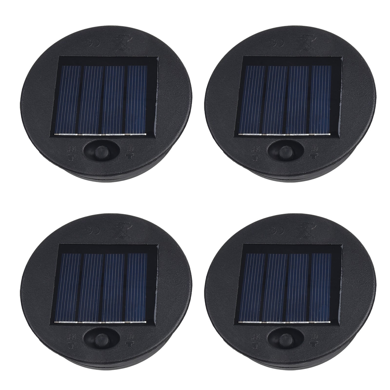 Garden Solar Powered Replacement Round Led Light Box Battery Cells Poly ...