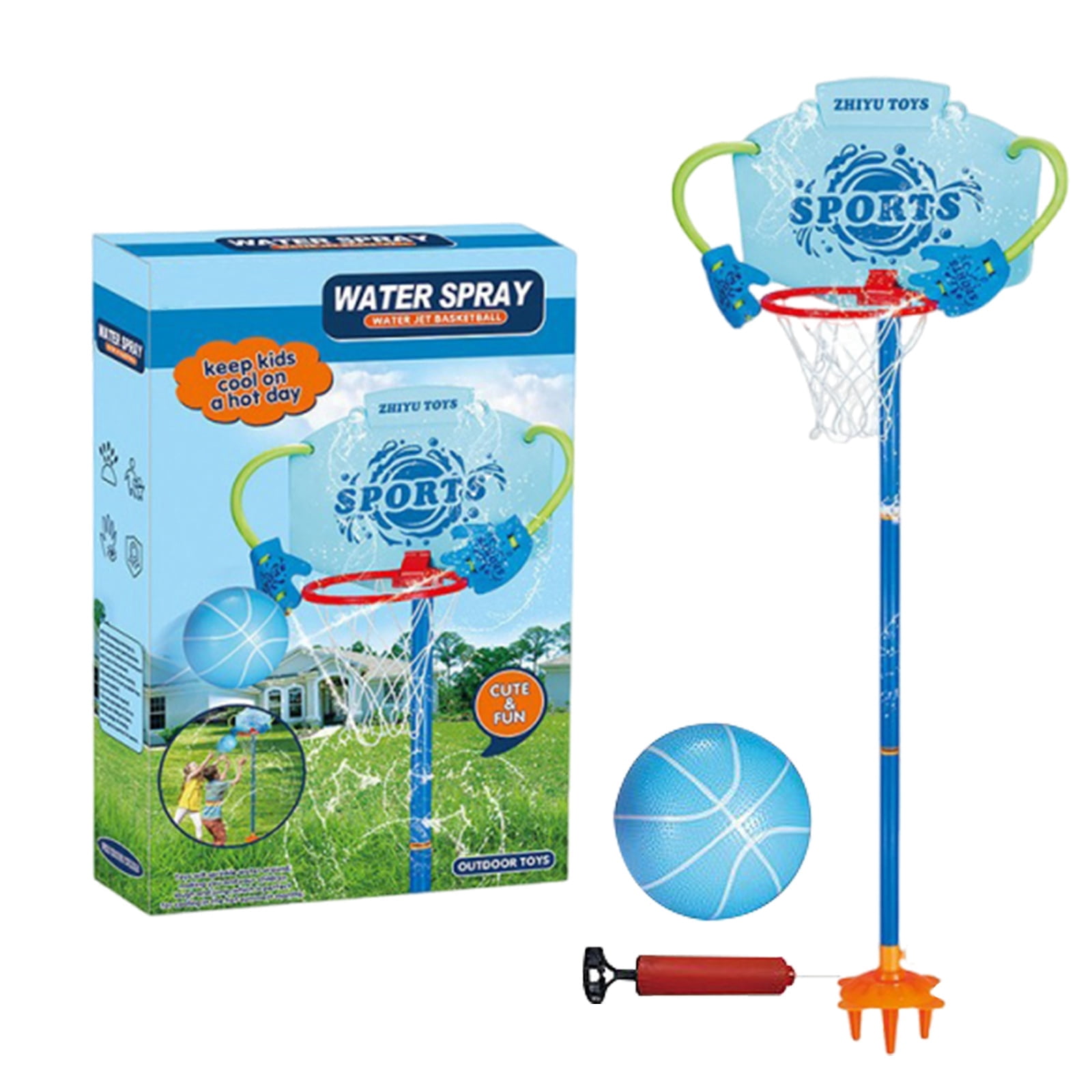 Garden Spinning Sprinkler, Outdoor Summer Lawn Water Spray with Insect ...
