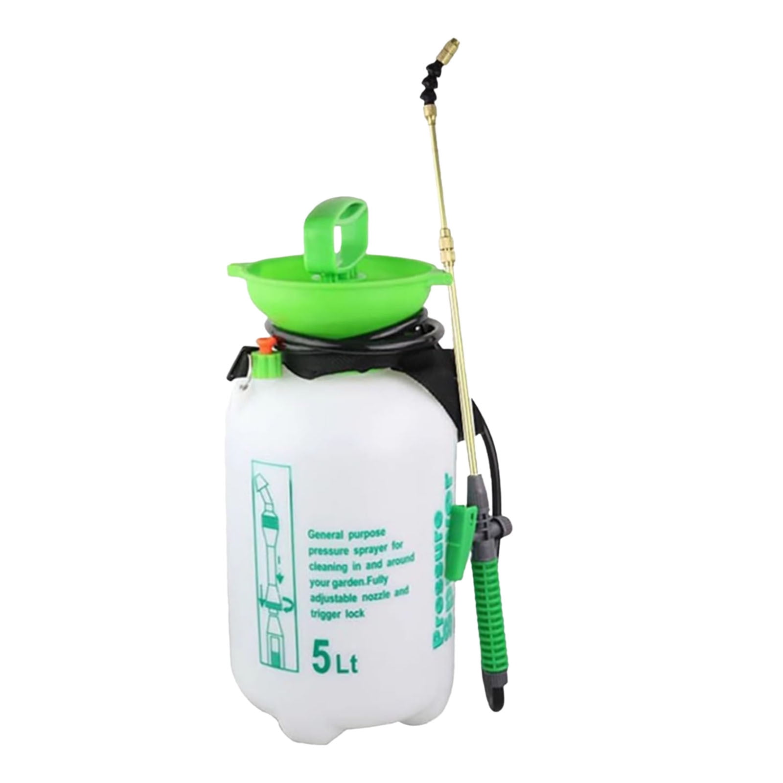 Garden Sprayer 5L Pressure Sprayer Durable Brass Spray Hand Sprayer ...