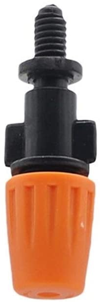 Garden Sprinkler 100 Pcs Orange Mist Nozzle with 6 Mm Screw Connector ...