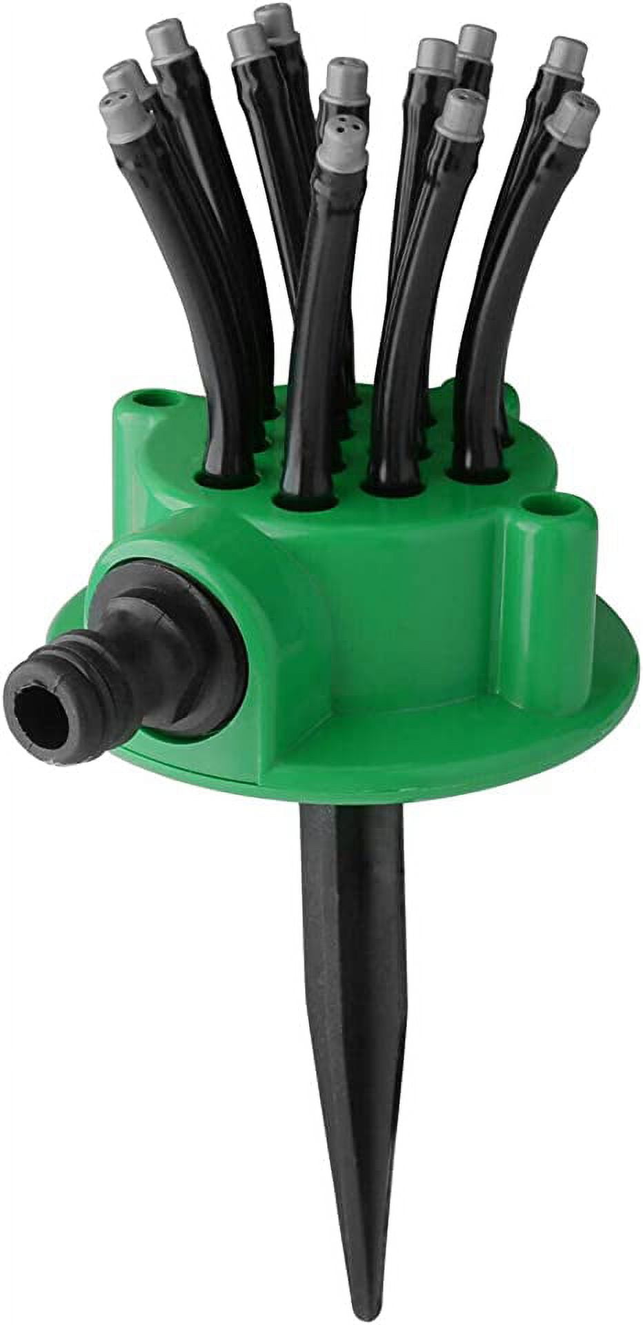 Garden Sprinkler，12 Flexible Spray Nozzles 360 Degree Rotation ...