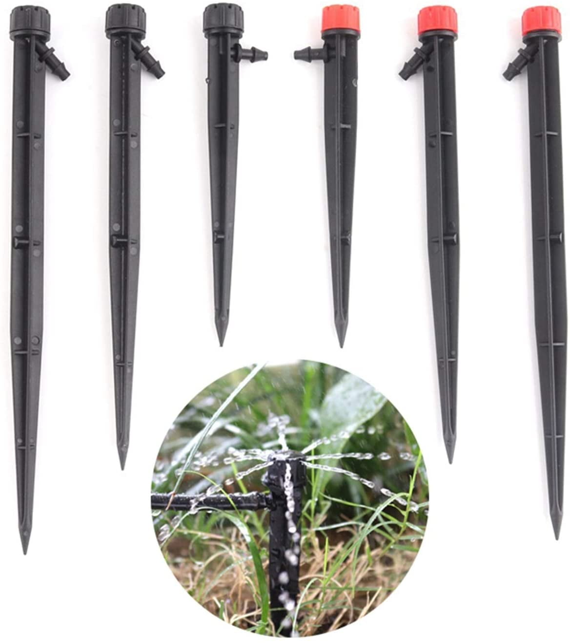 Garden Sprinkler 20 4.5mm Threaded Black Simple Peel Spray Nozzles ...