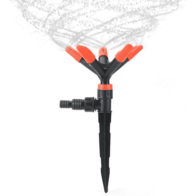 Garden Sprinkler, Adjustable 360 Degree Rotation Lawn Sprinkler, Large ...