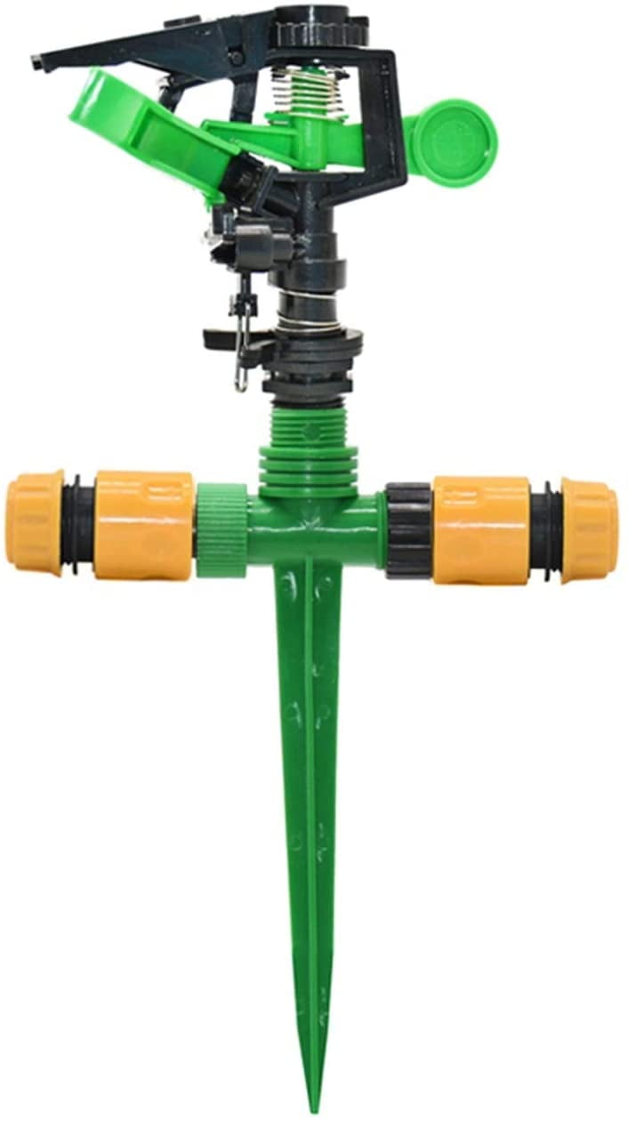 Garden Sprinkler Garden Rocker Sprinkler 360 Degree Automatic Rotating ...