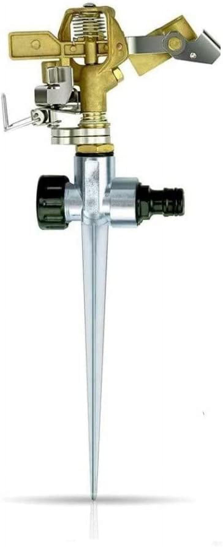 Garden Sprinkler, Heavy Duty Impact 360 Degree Irrigation Sprayer with ...