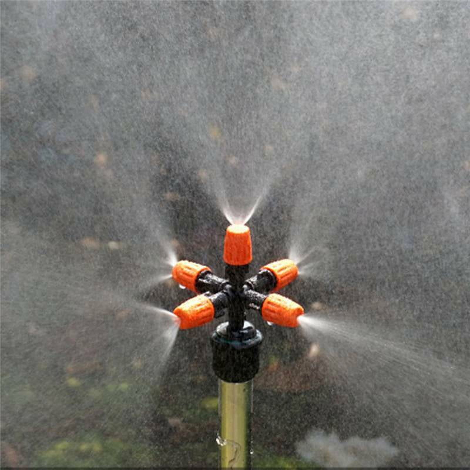 Garden Sprinkler Irrigation Mist Fog 5-head Nozzle Spray 1/2 " Mounting ...