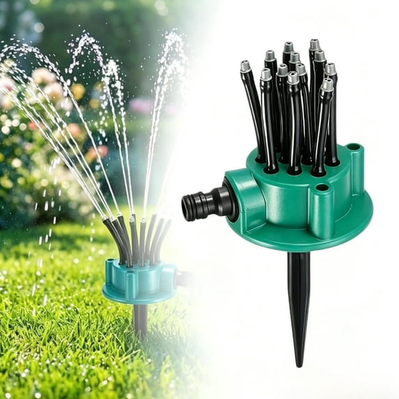 Garden Sprinkler for Lawn Irrigation, 360 Adjustable Water Sprinkler ...