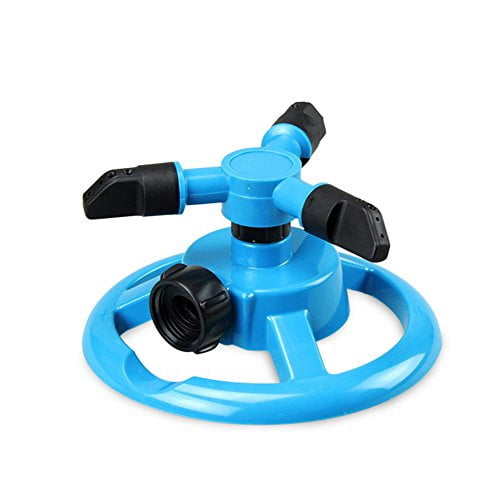 Garden Sprinklers Durable Rotary Three Arm Water Sprinkler 360 Degree ...