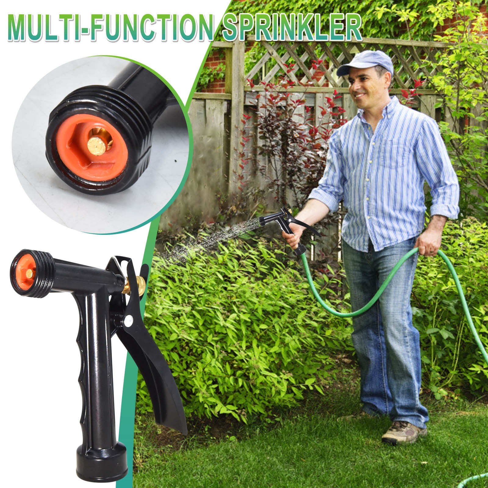 Garden Sprinklers Skegnu Garden Sprinkler Portable High Pressure Water ...