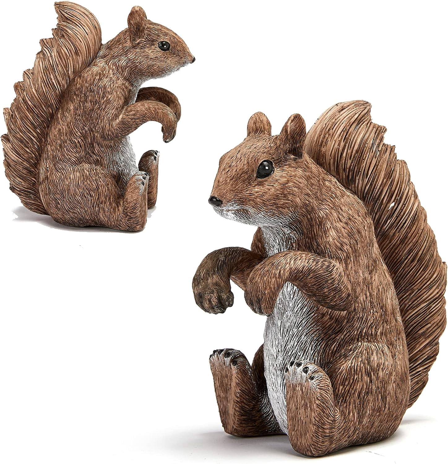 Garden Squirrel Statue, Hanging Tree Or Fence Holder Figurine ...
