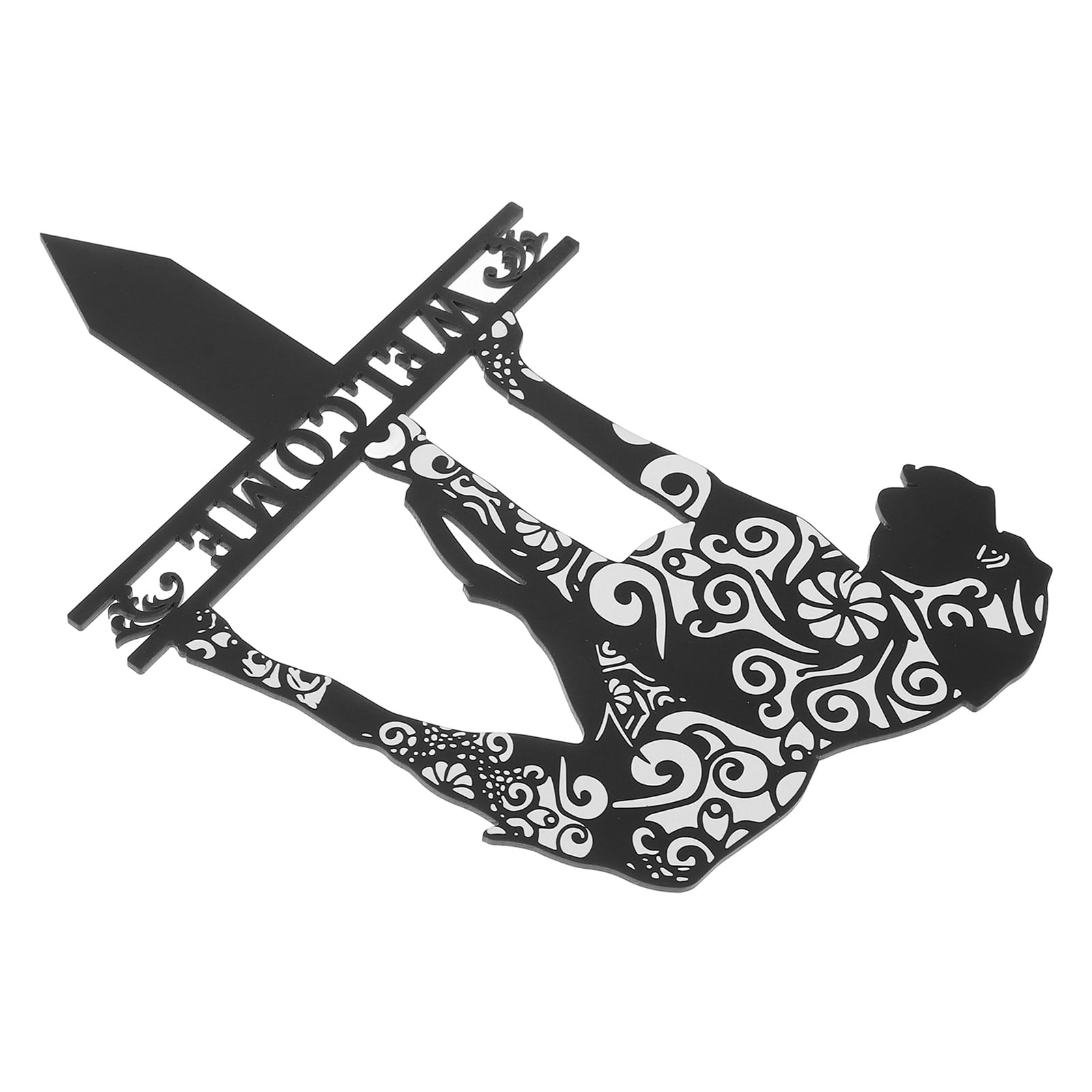 Garden Stake Retro Decoration Removable Slide Rails Outdoor - Walmart.com