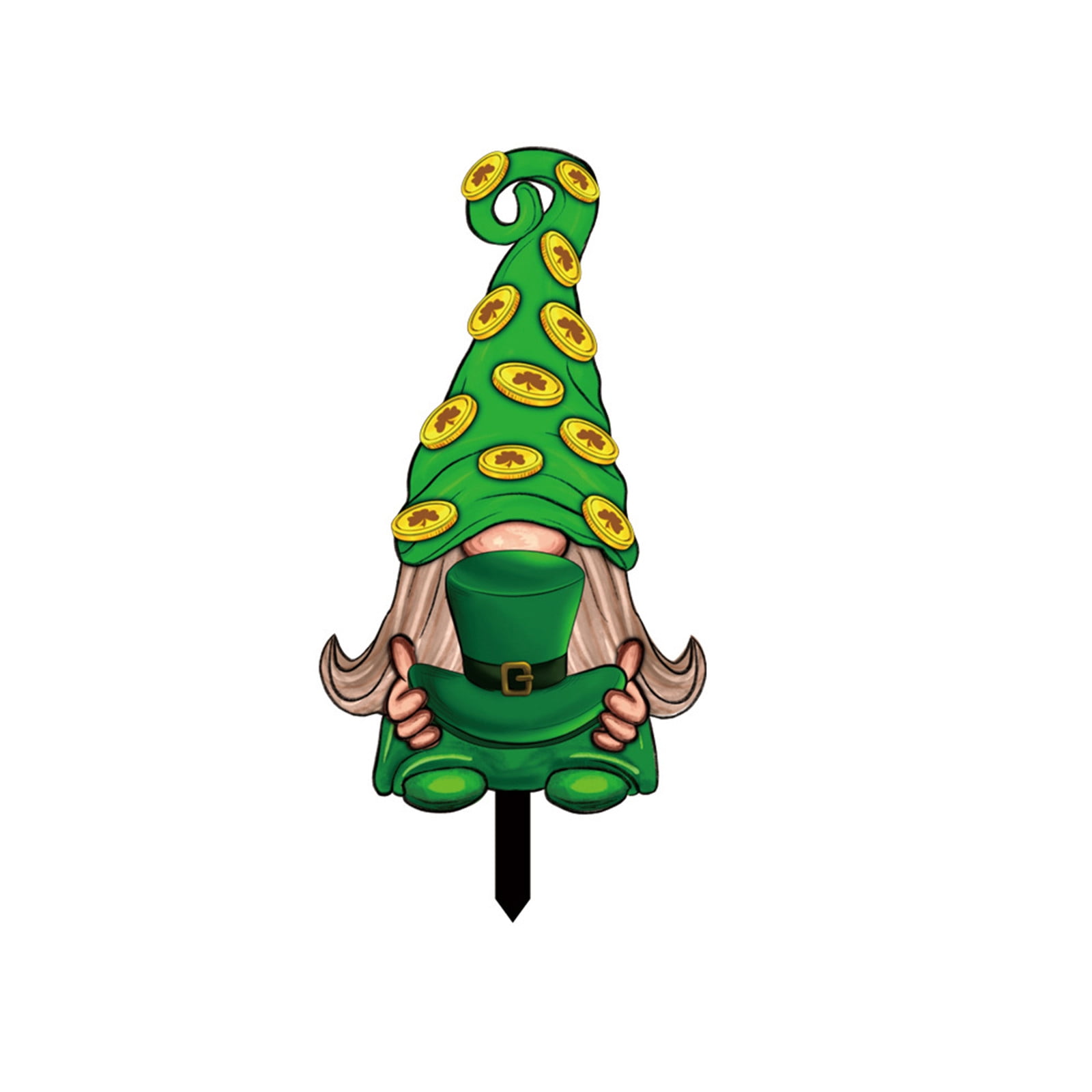 Garden Stake St Patricks Day Stake Decorations Outdoor Lawns Yard Sign ...