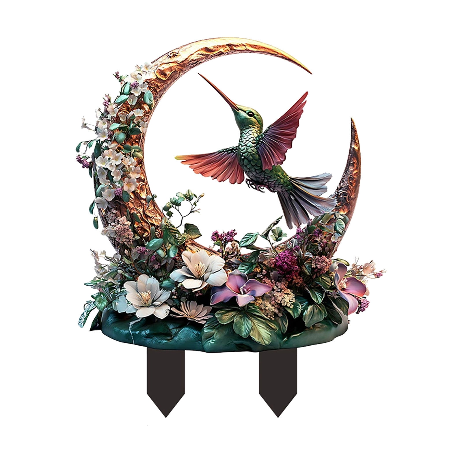 Garden Stakes Creative Sunflower Garden Stakes Acrylic Ground Inserts ...