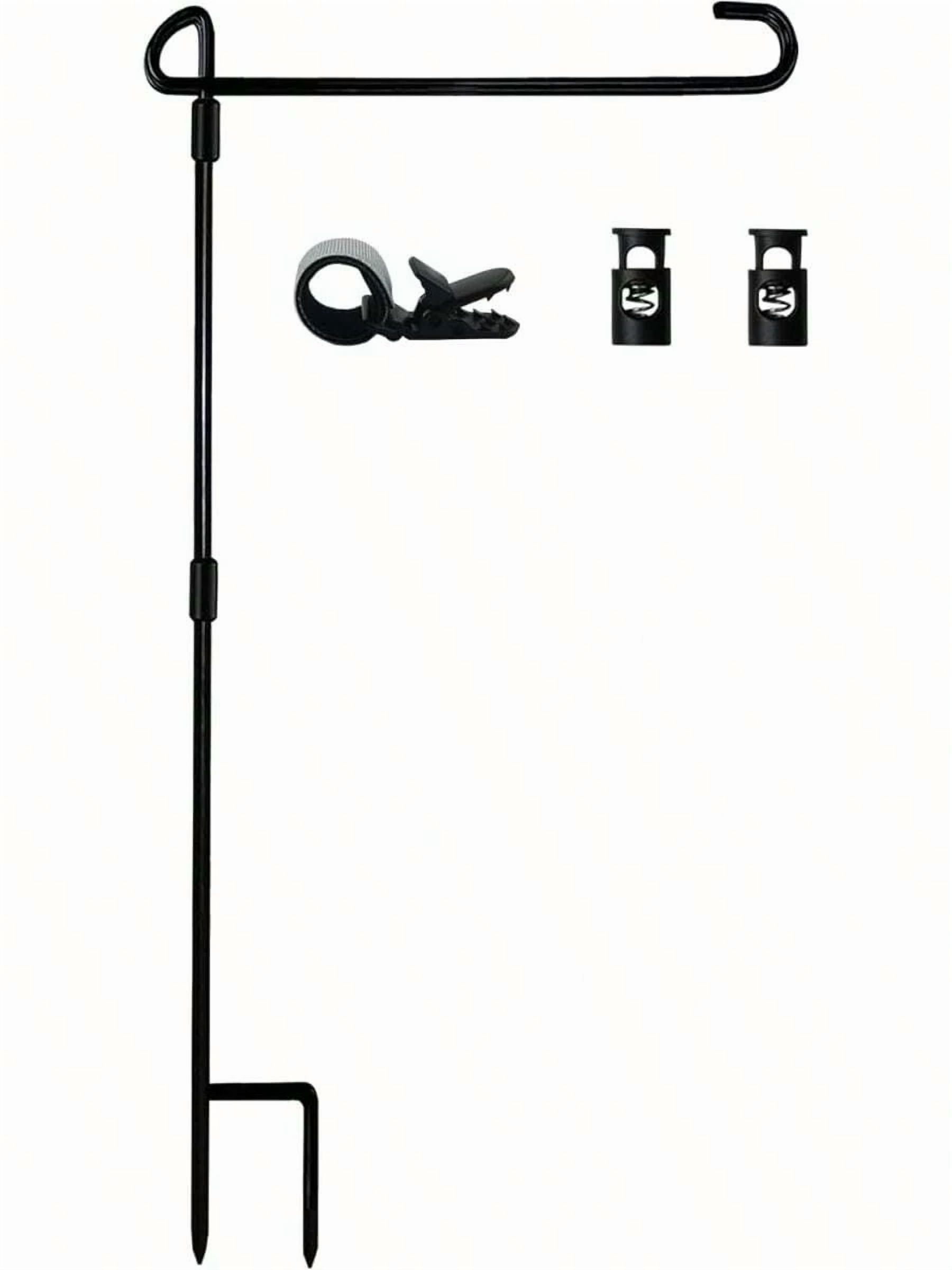 Garden Stand-Holder-Pole With Stopper And Clip Waterproof Powder-Coated ...