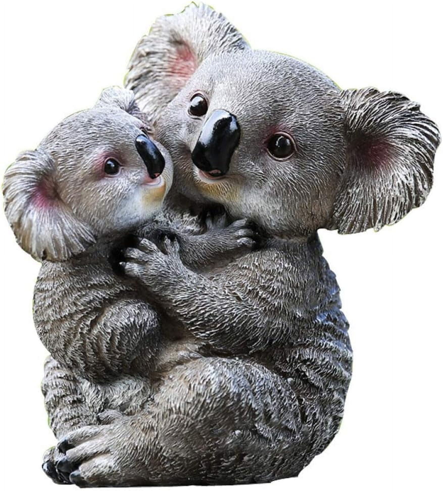 Garden Statue Cute Swing Koala Bear Resin Outdoor Sculpture Ornaments ...