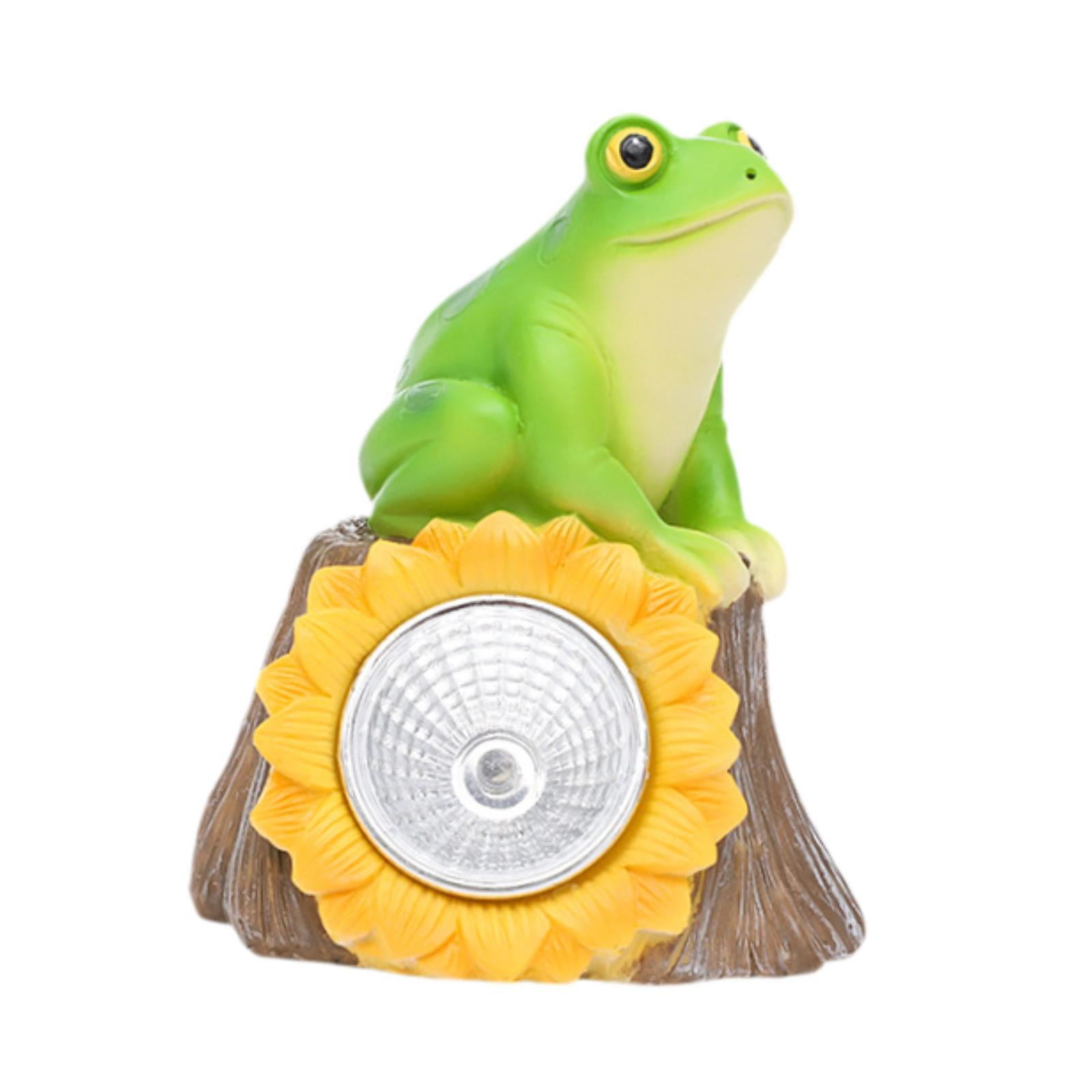 Garden Statue Solar Lamp Resin Figure Easy to Use Automatic Sensor ...