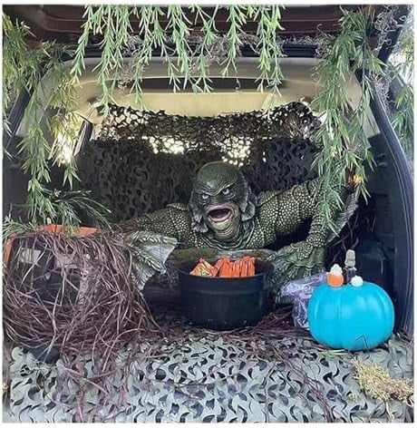 Garden Statues for Outside Rustic Monsters Creature Statue for Black ...