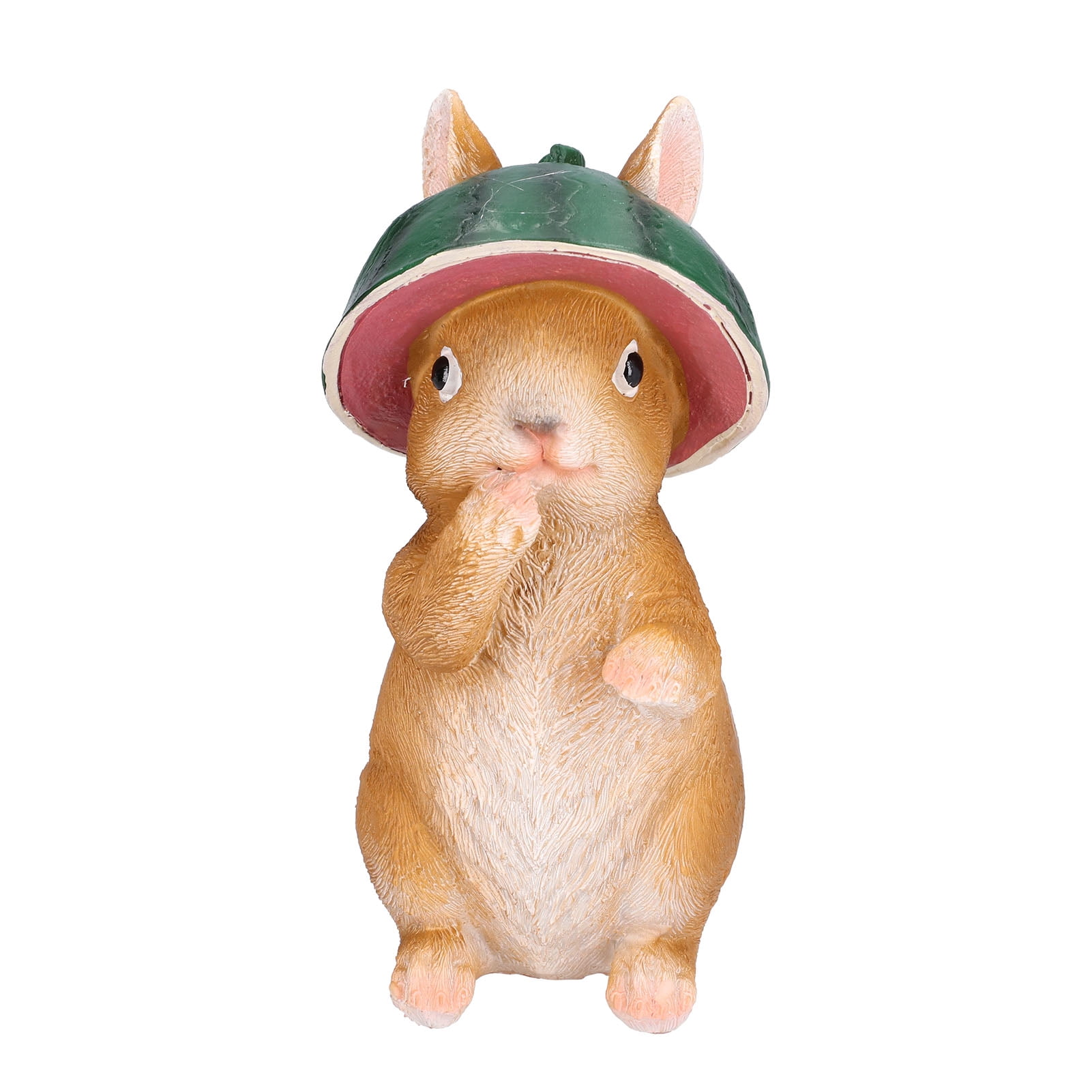 Garden Statues Rabbit, Simulation Rabbits Ornament Resin Animal ...