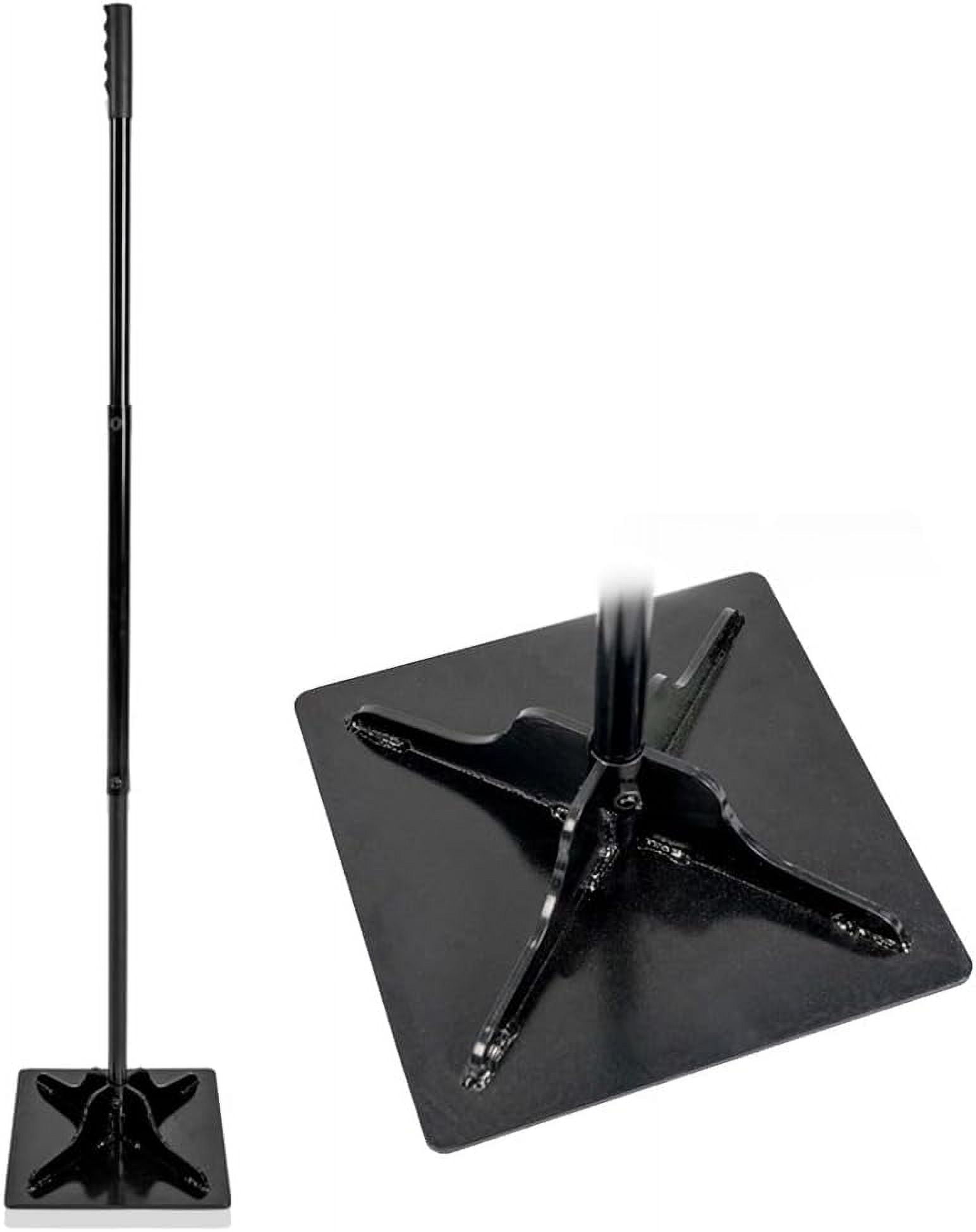 Garden Steel Tamper with 48 inch Steel Handle, 10"x10" Heavy-Duty Soil ...