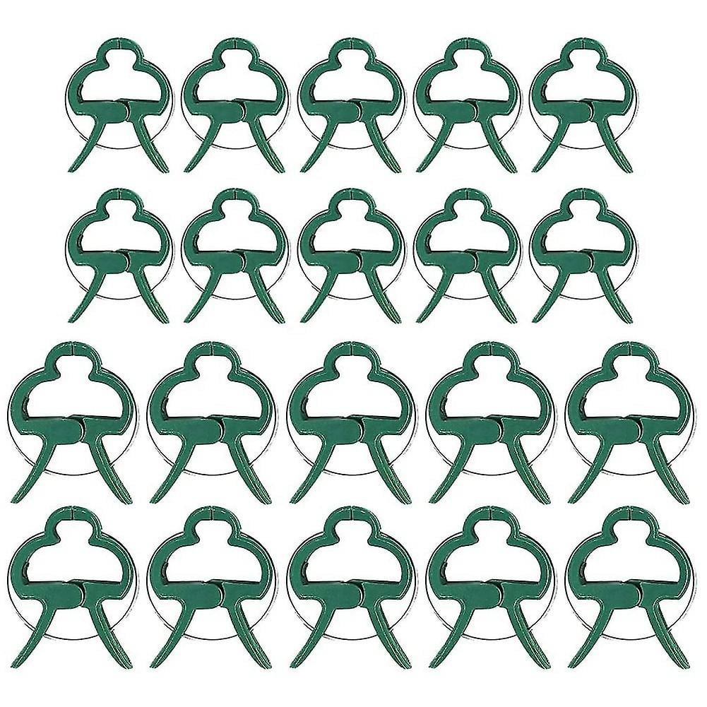 Garden Stem Vines Clamps Plant Climbing Wall Fixture Clips 20Pcs ...