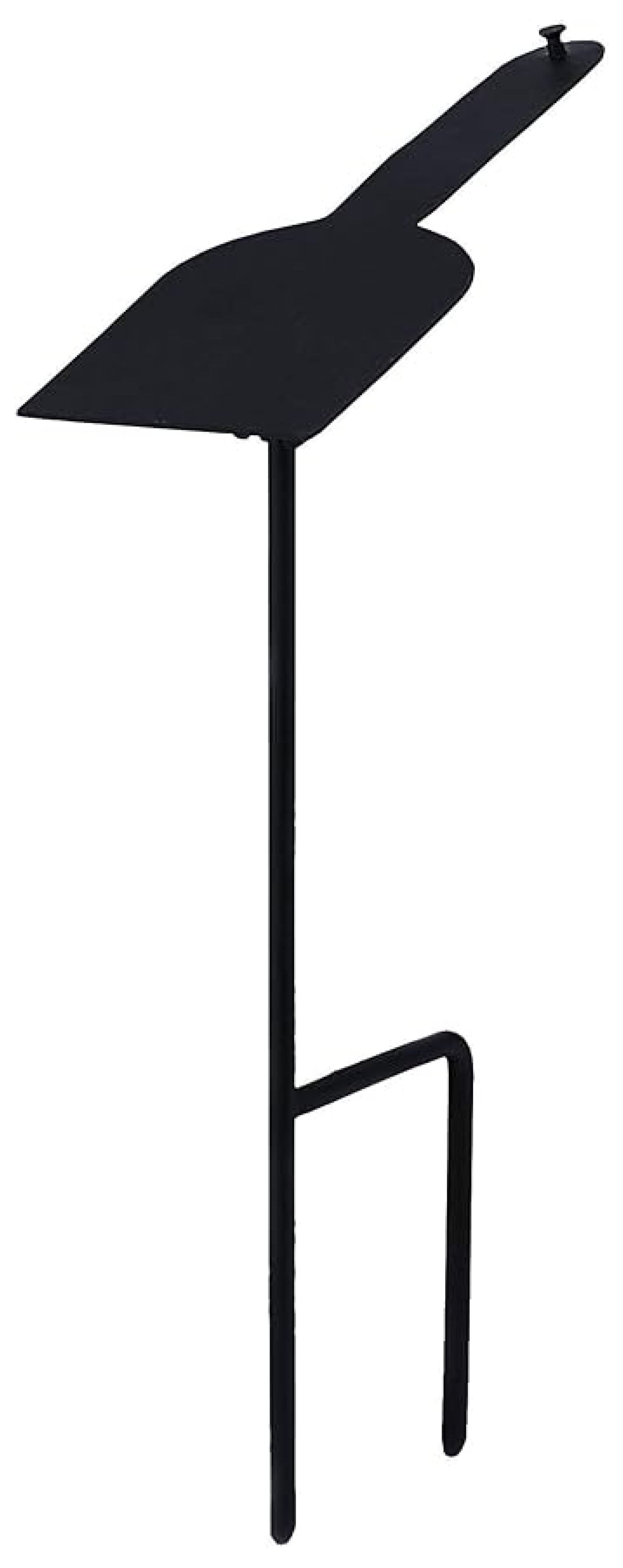 Garden Stepping Stone Stand - Black Metal Plant Display Holder - 14 ...