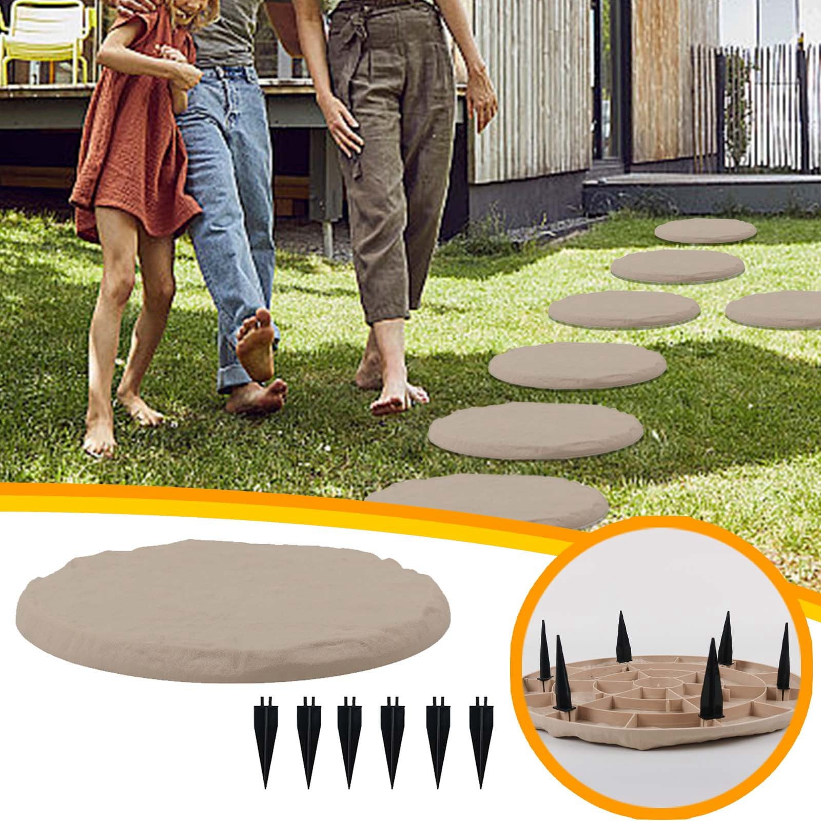 Garden Stepping Stones With Ground Nails Garden Decoration Decorative ...