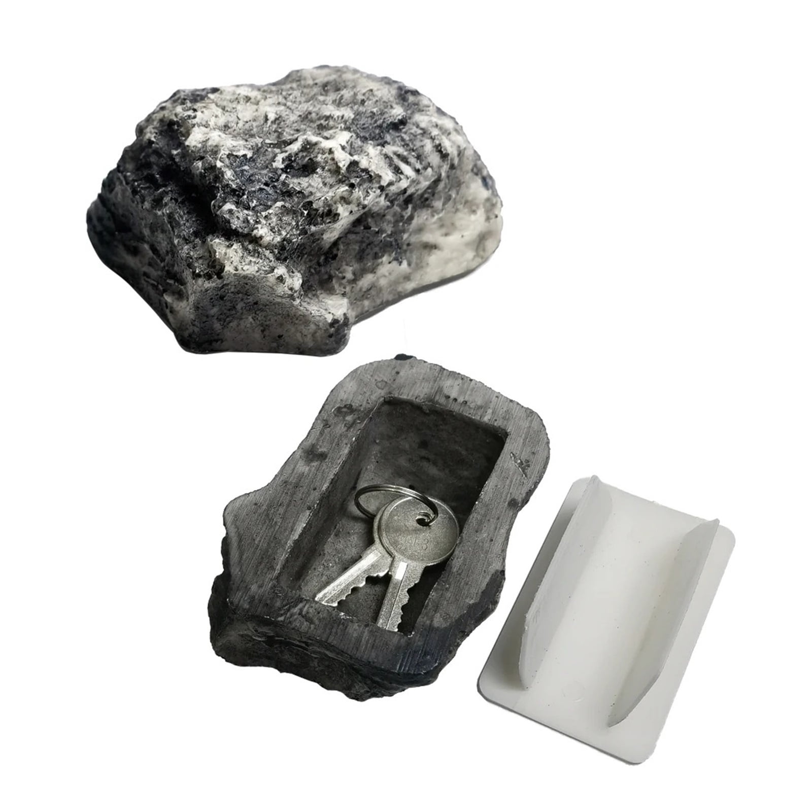 Garden Stone Hide a Spare Key Fake Rock Camouflage Stone Diversion ...
