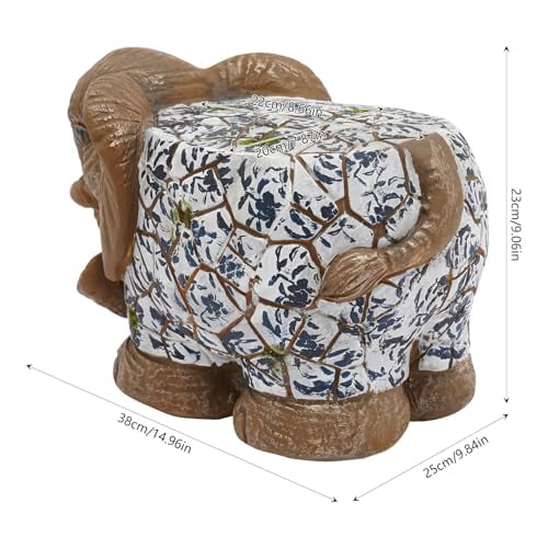 Garden Stool, 2PCS Elephant Garden Stool with Foot Pads, Modern Floor ...