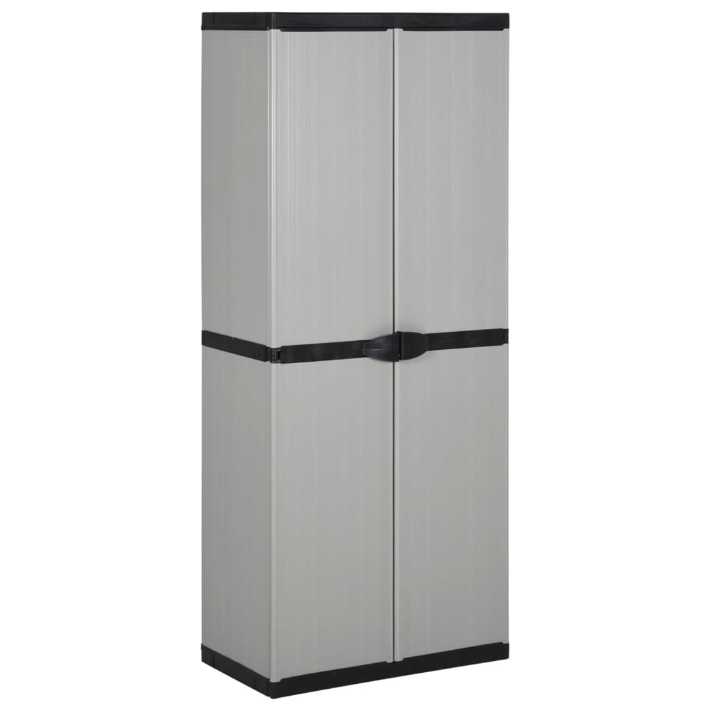 Garden Storage Cabinet with 3 Adjustable Shelves, Weather-Resistant ...