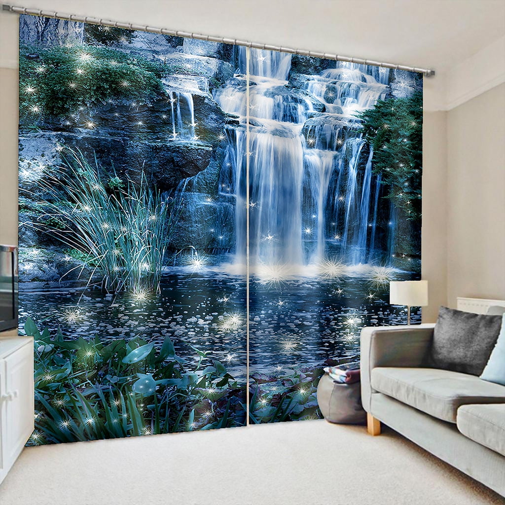 Garden Sts Bamboo Forest Curtains For Living Room Modern Window ...
