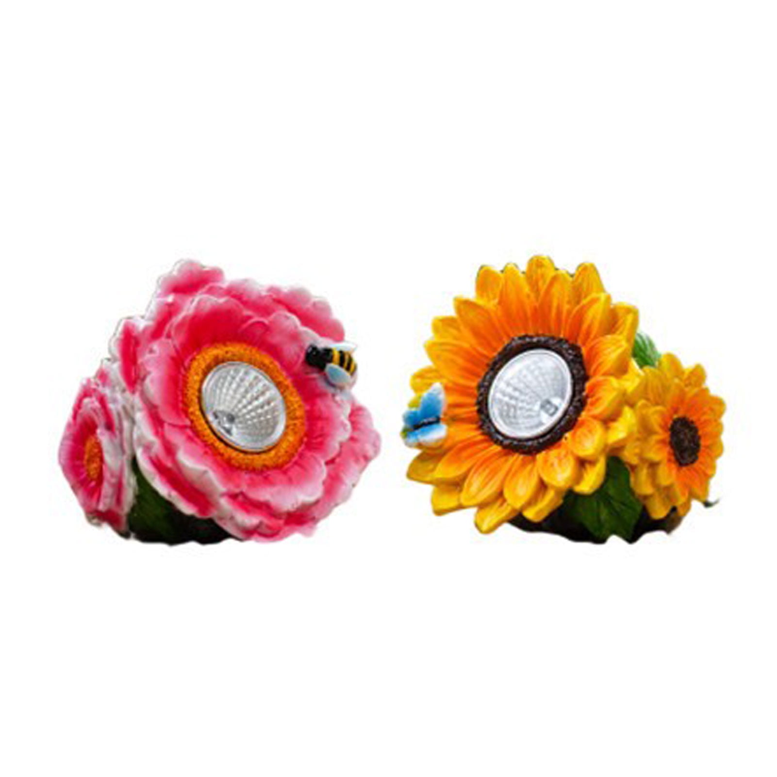 Garden Sunflower Statue Decorative Lights Solar Powered Sunflower Solar ...