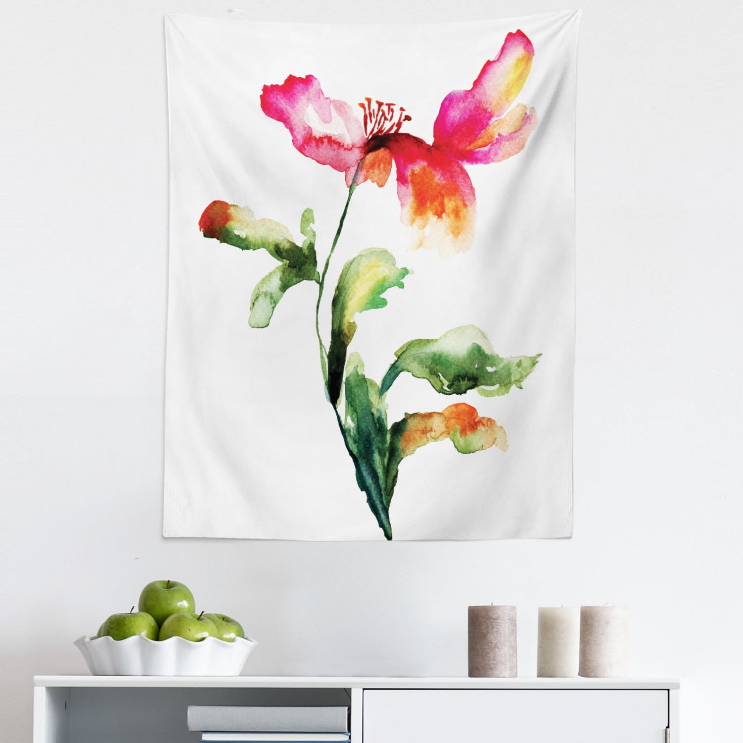 Garden Tapestry, Shaded Single Poppy Flowering Plant Muse Nature Earth ...