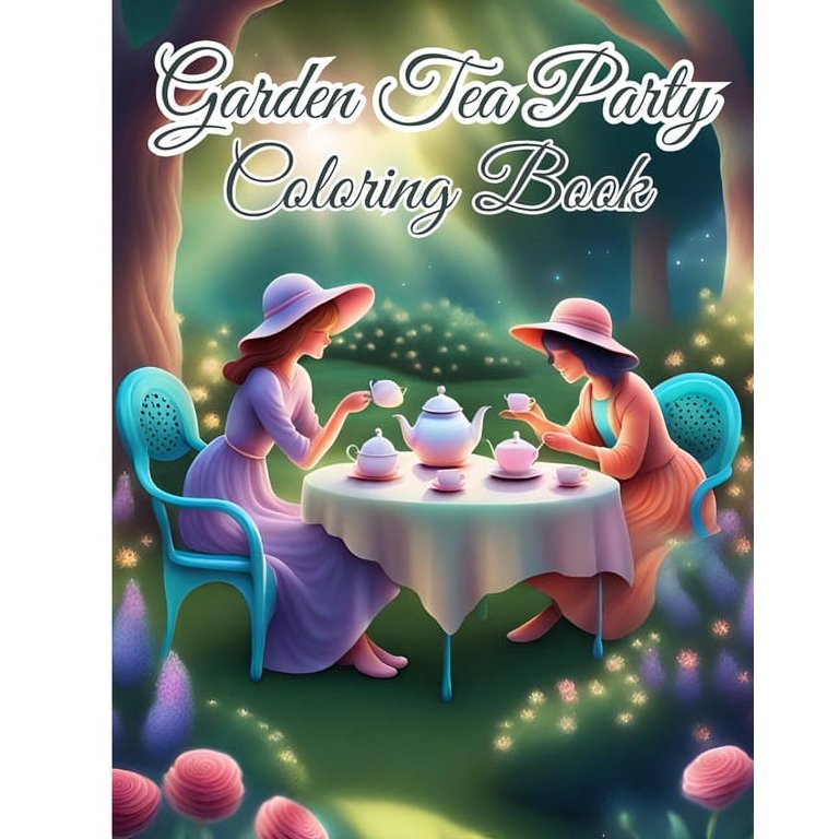 tea coloring book