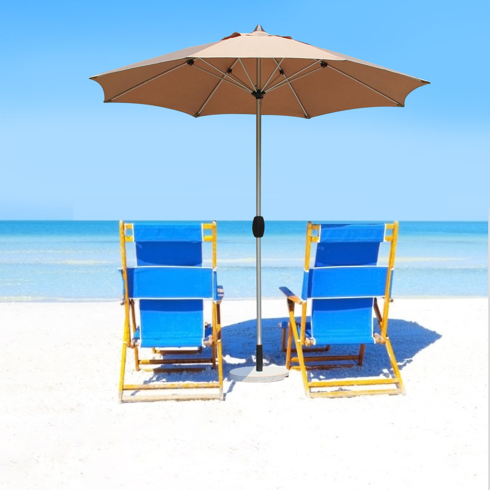 Garden Terrace Courtyard Beach Swimming Pool Market Table 6 Rib ...