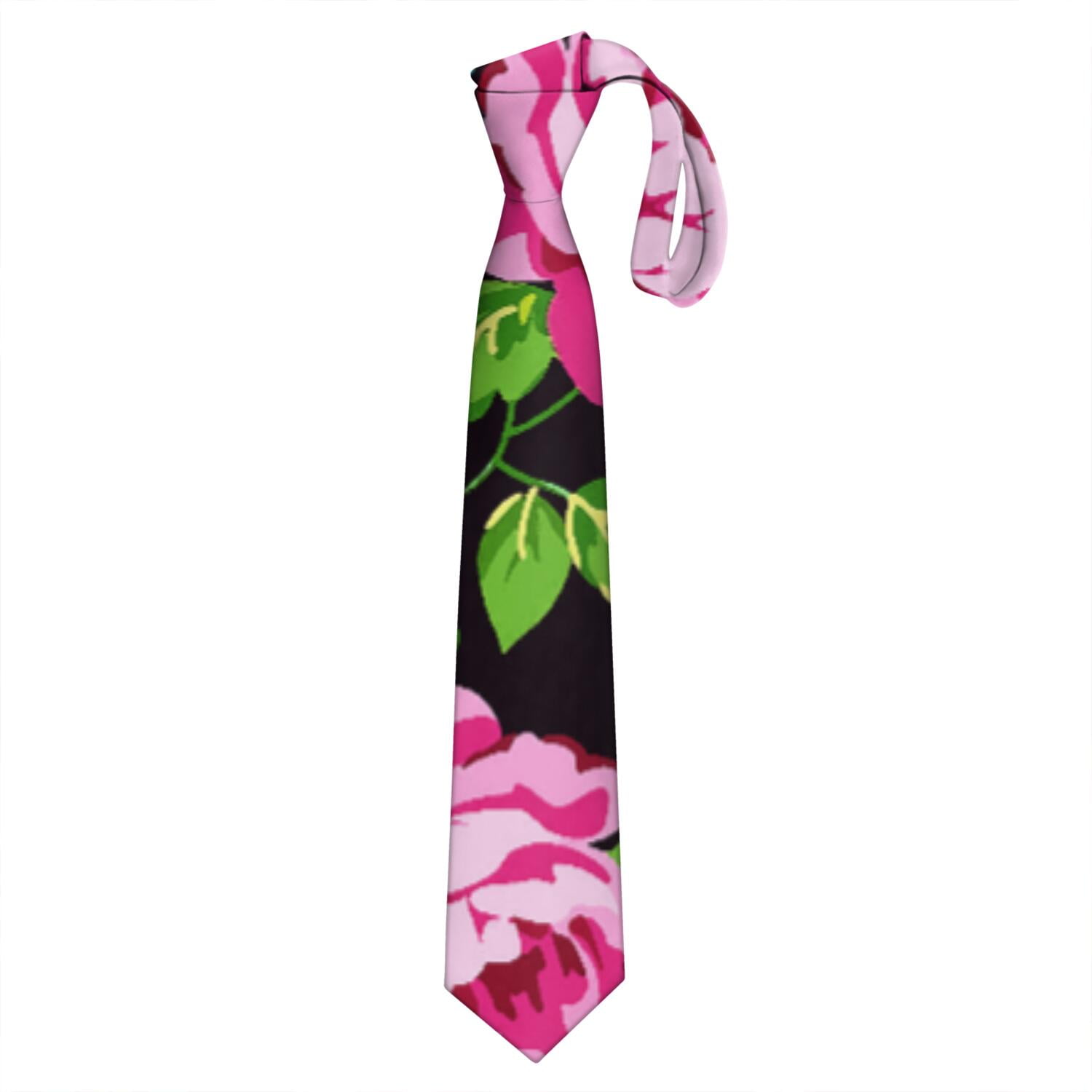 Garden Themed Floral Tie & Necktie Set: Ideal for Wedding Ceremonies ...