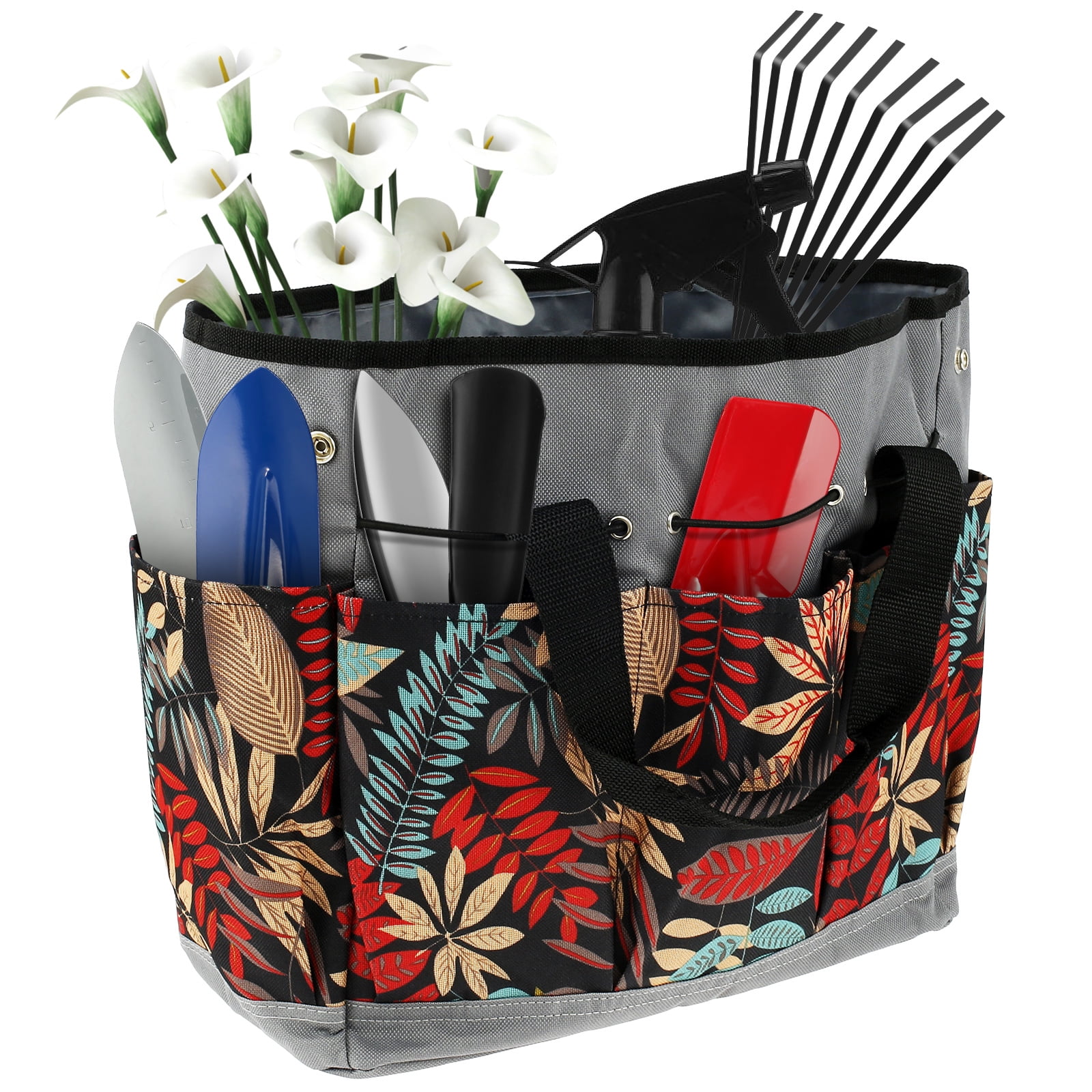 Garden Tool Bag 9 Pockets Garden Tote Bag Heavy Duty Oxford Garden Tool ...