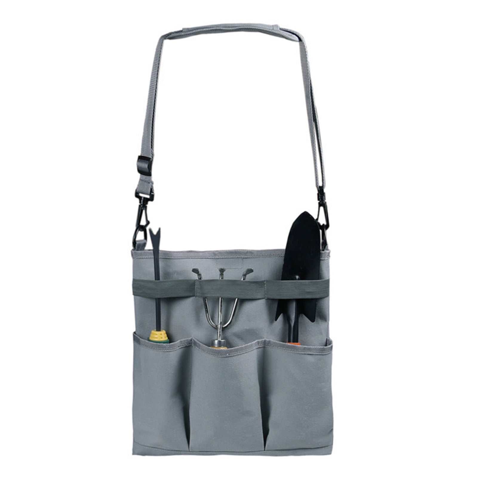 Garden Tool Bag, Gardening Tote Bag with Pockets & Long Adjustable ...