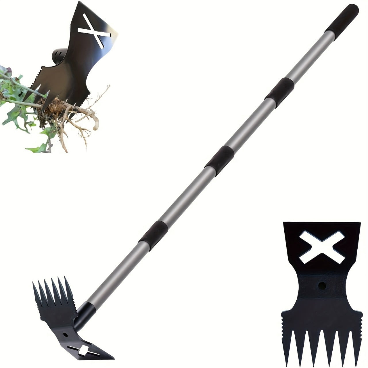 Garden Tool, Garden Hoe Long Handle for Weeding, Hoe Cultivator 2 in 1 ...