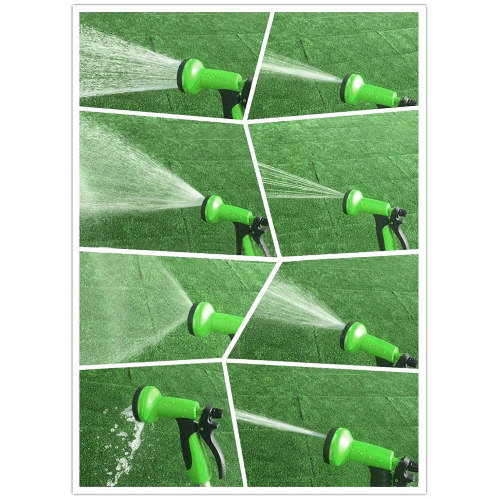 Garden Tool Garden Hose Spray Nozzle 8 Pattern Heavy Duty High Pressure ...